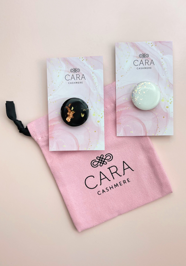Scarf Magnet Brooches – Cara Cashmere