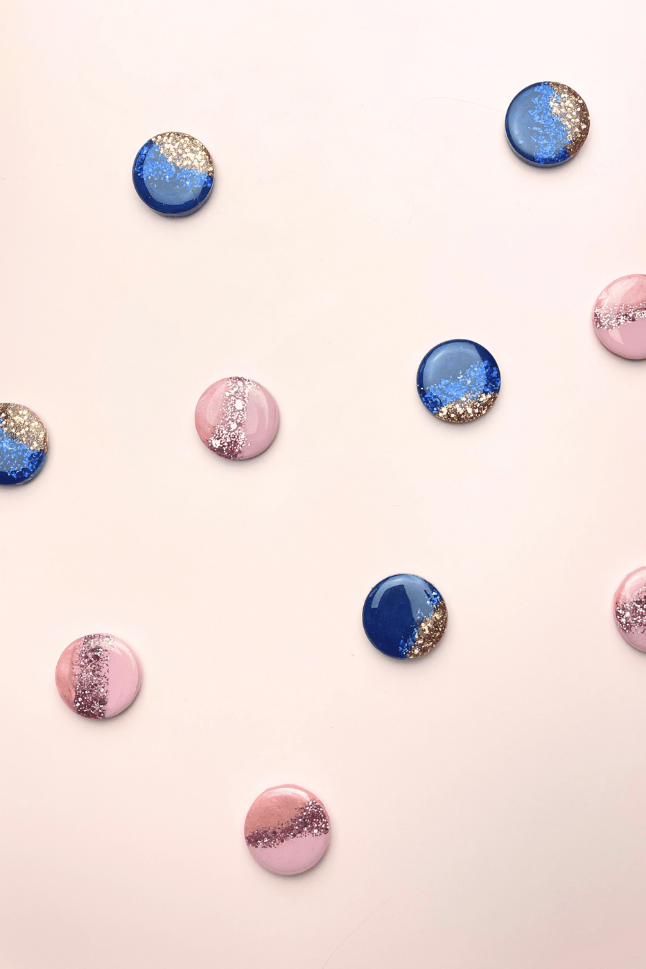 Handmade Resin Reversible Scarf Magnets | Unique & Versatile Accessory ...